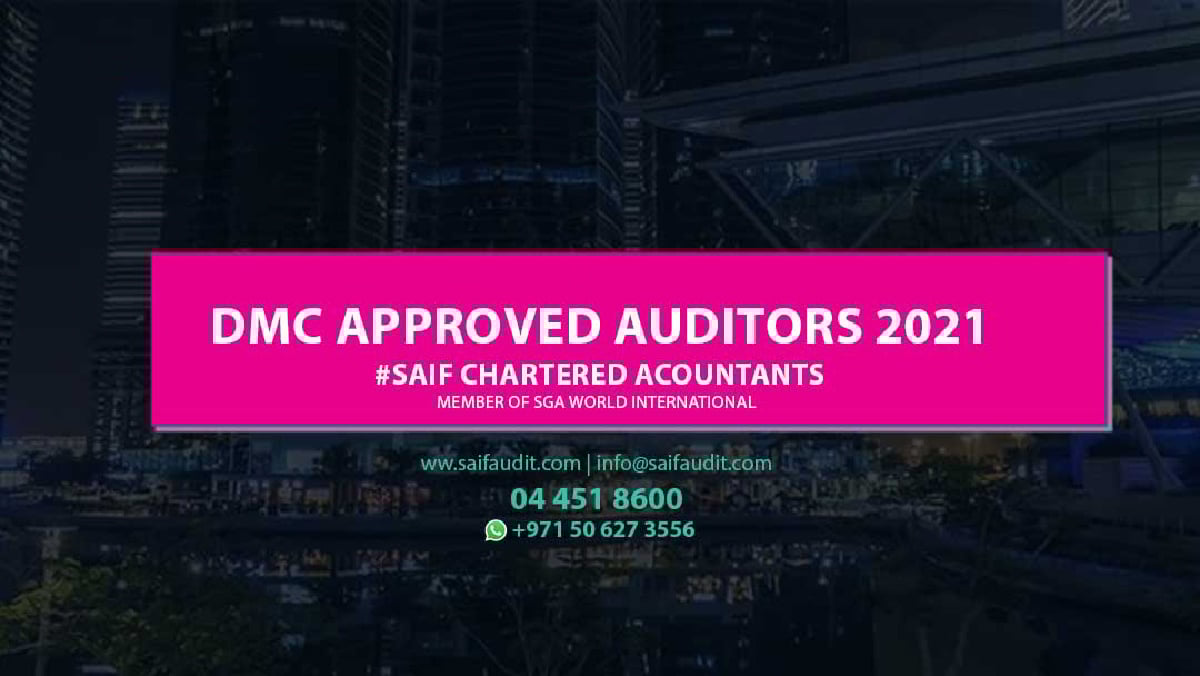 DMCC Approved Auditors 2021 - Saif Chartered Accountants